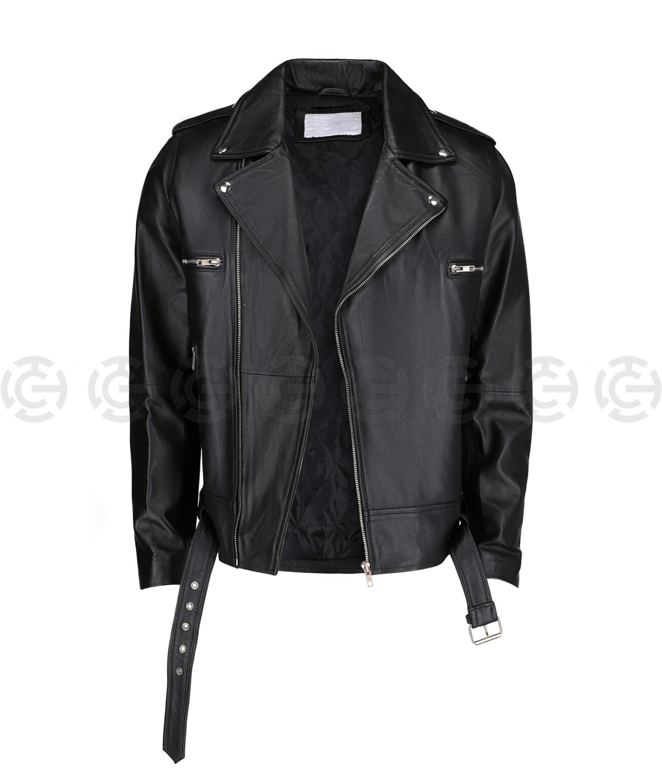The Walking Dead Negan Leather Jacket | TWD Real Leather Biker Jacket - TLC