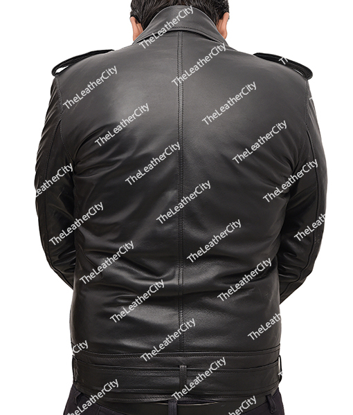 The Walking Dead Negan Leather Jacket | TWD Real Leather Biker Jacket - TLC