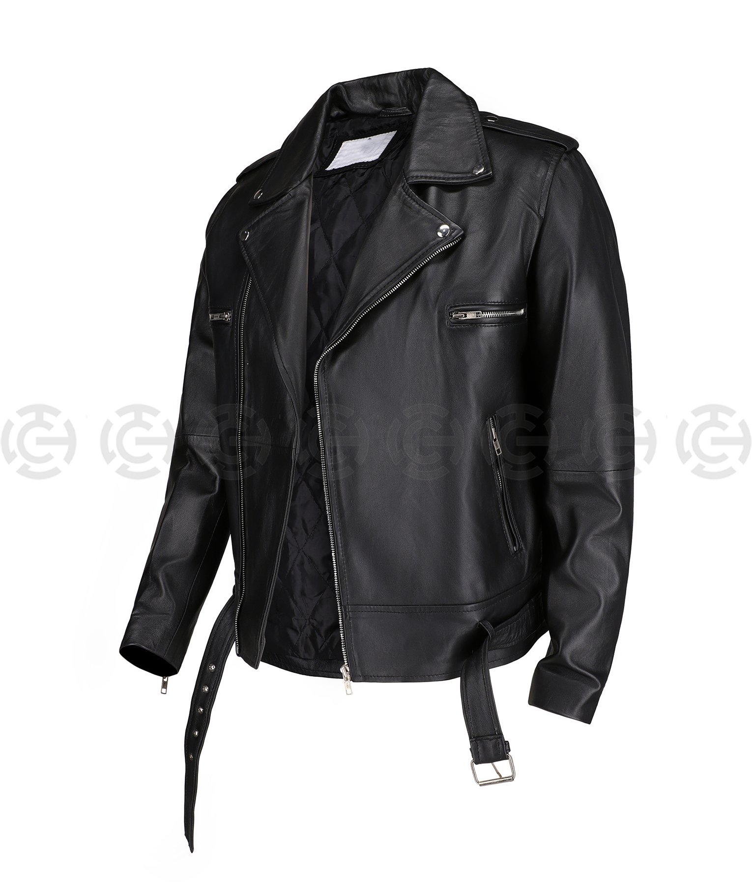 The Walking Dead Negan Leather Jacket | TWD Real Leather Biker Jacket - TLC