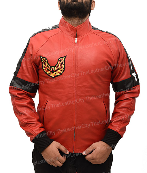 Burt Reynolds Smokey And The Bandit Trans Am Red Leather Jacket - TLC