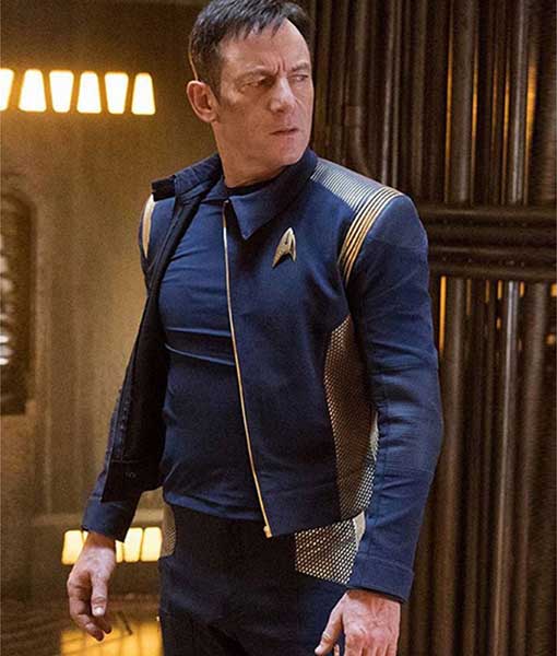 Star Trek Discovery Blue Starfleet Jacket | TheLeatherCity.com