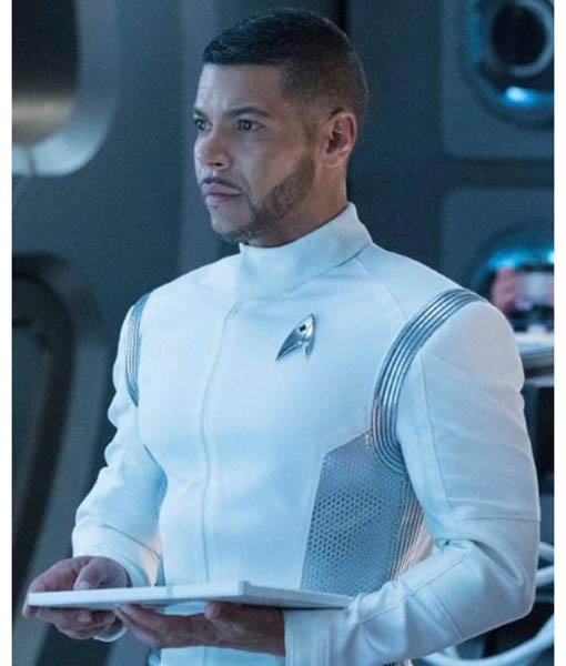 Star Trek Discovery Blue Starfleet Jacket | TheLeatherCity.com