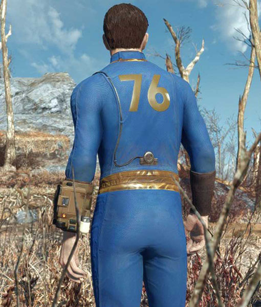 Fallout 76 Jacket - Costume Jacket Emerge from Vault 76 - TheLeatherCity