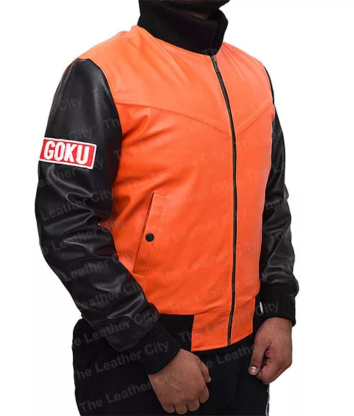 Dragon Ball Z Goku 59 Orange Jacket - TheLeatherCity