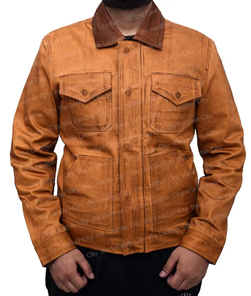 Pet Sematary John Lithgow ""Jud Crandall"" Brown Cotton Jacket