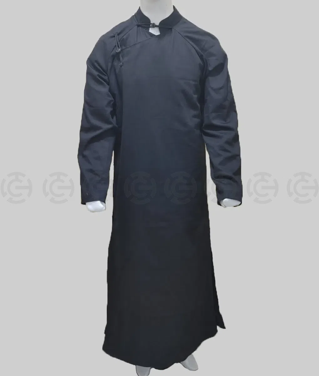 IP Man 4's IP Man (Donnie Yen) Tunic/Robe in Black Color