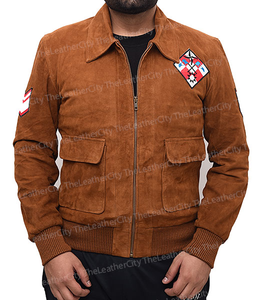 Shenmue III Ryo Hazuki (Corey Marshall) Brown Leather Jacket ...