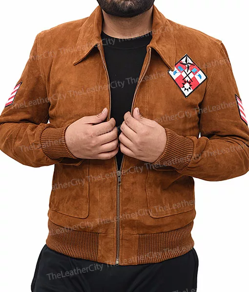 Shenmue III Ryo Hazuki (Corey Marshall) Brown Leather Jacket ...