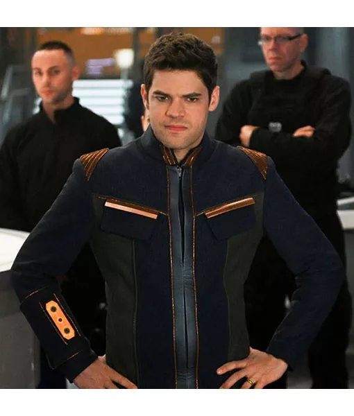 Supergirl Winn Season 5 Winn Schott (Jeremy Jordan) Blue Jacket - TLC