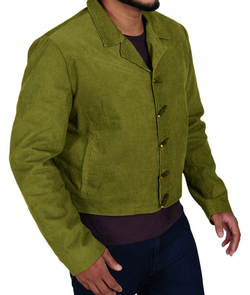 Django Unchained Django (Jaime Foxx) Green Jacket | TLC