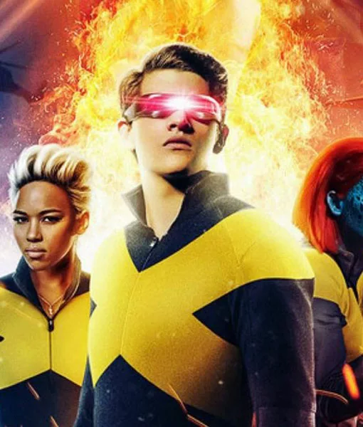 X-Men Dark Phoenix Black and Yellow Team Jacket | TLC