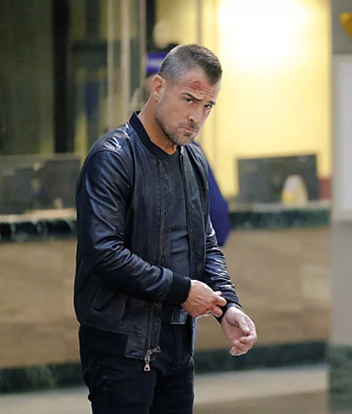 MacGyver Jack Dalton (George Eads) Leather Bomber Jacket