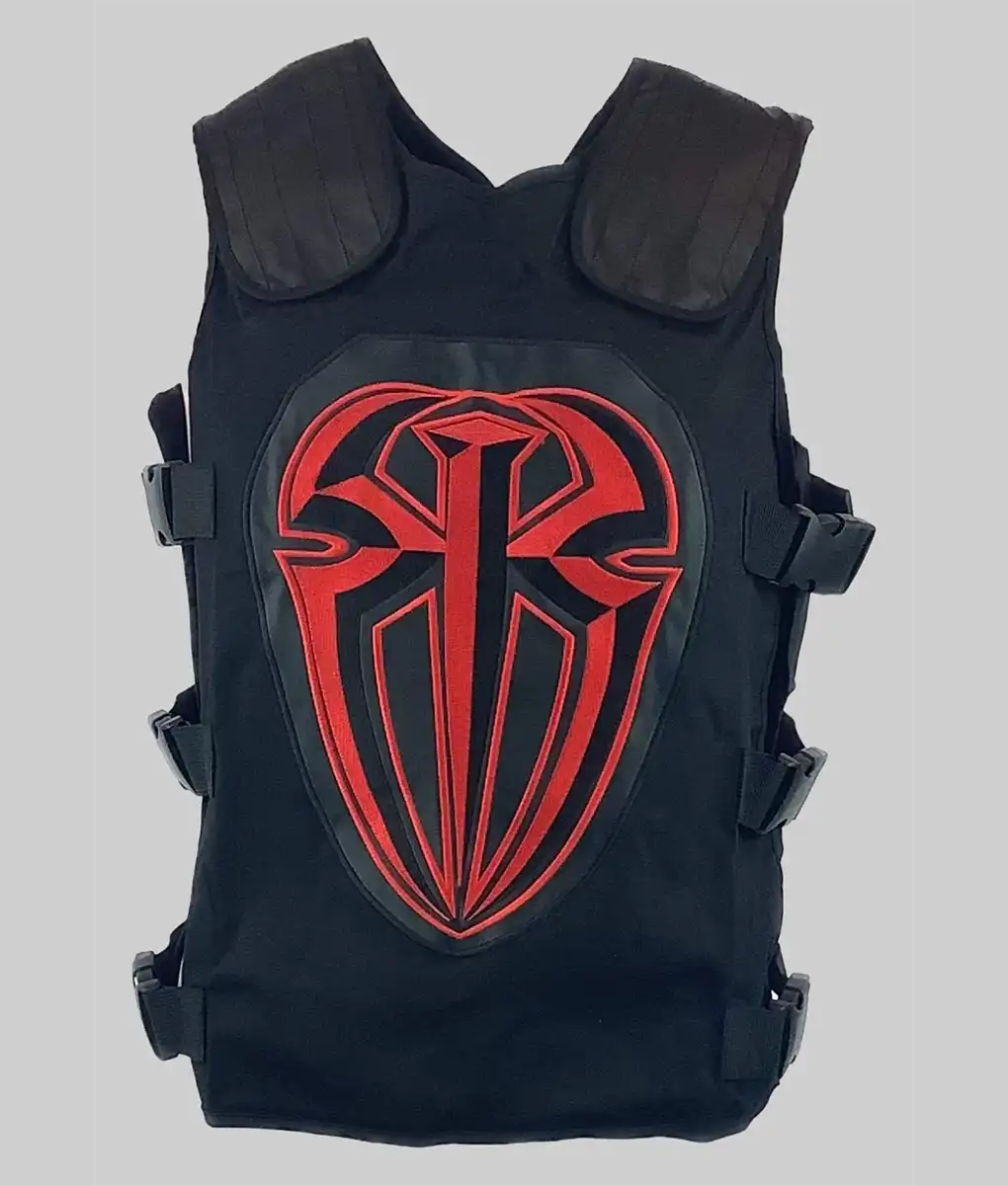 WWE Roman Reigns Red Leather Vest | TLC