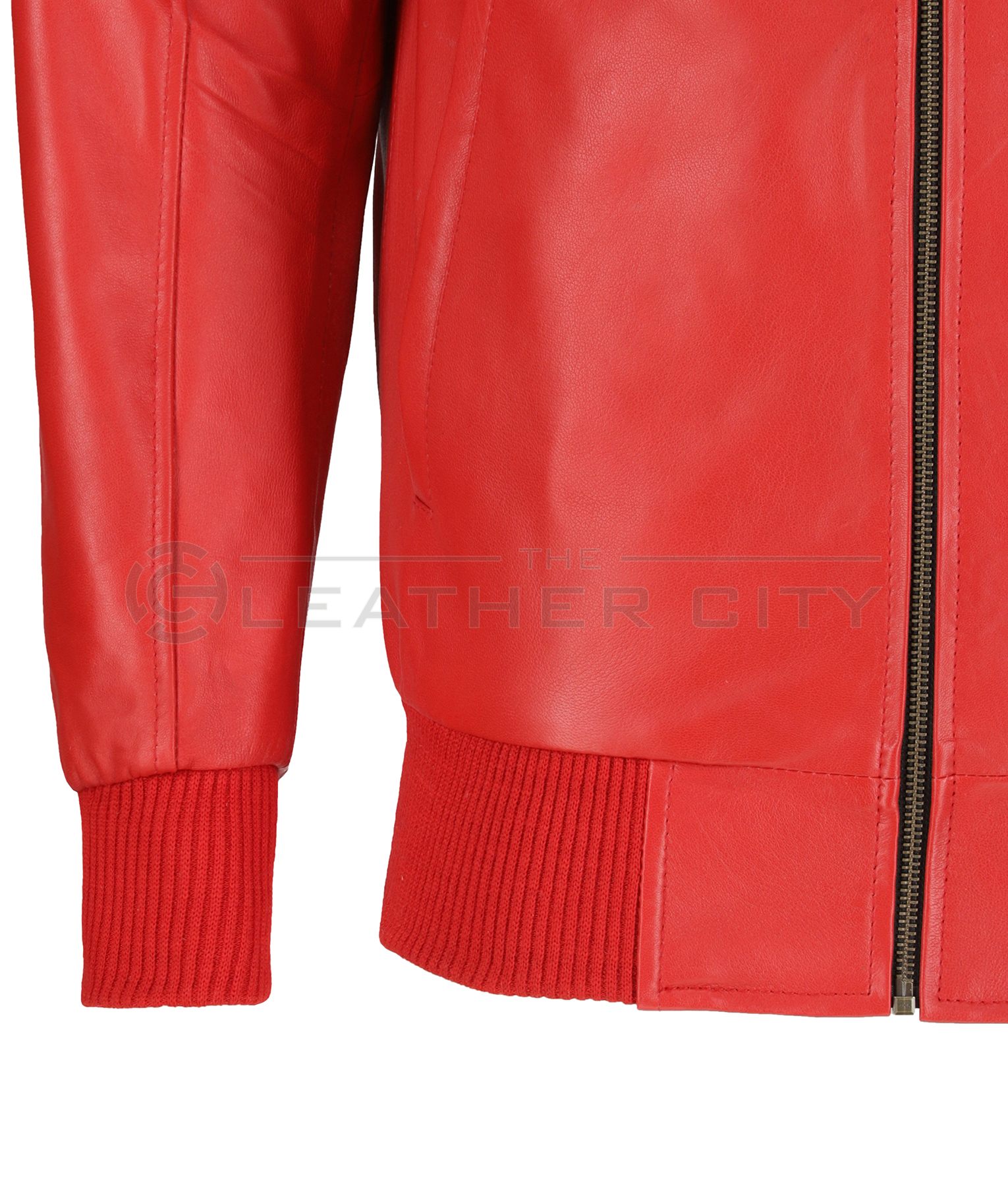 Seinfeld | David Puddy 8 Ball Red Leather Jacket