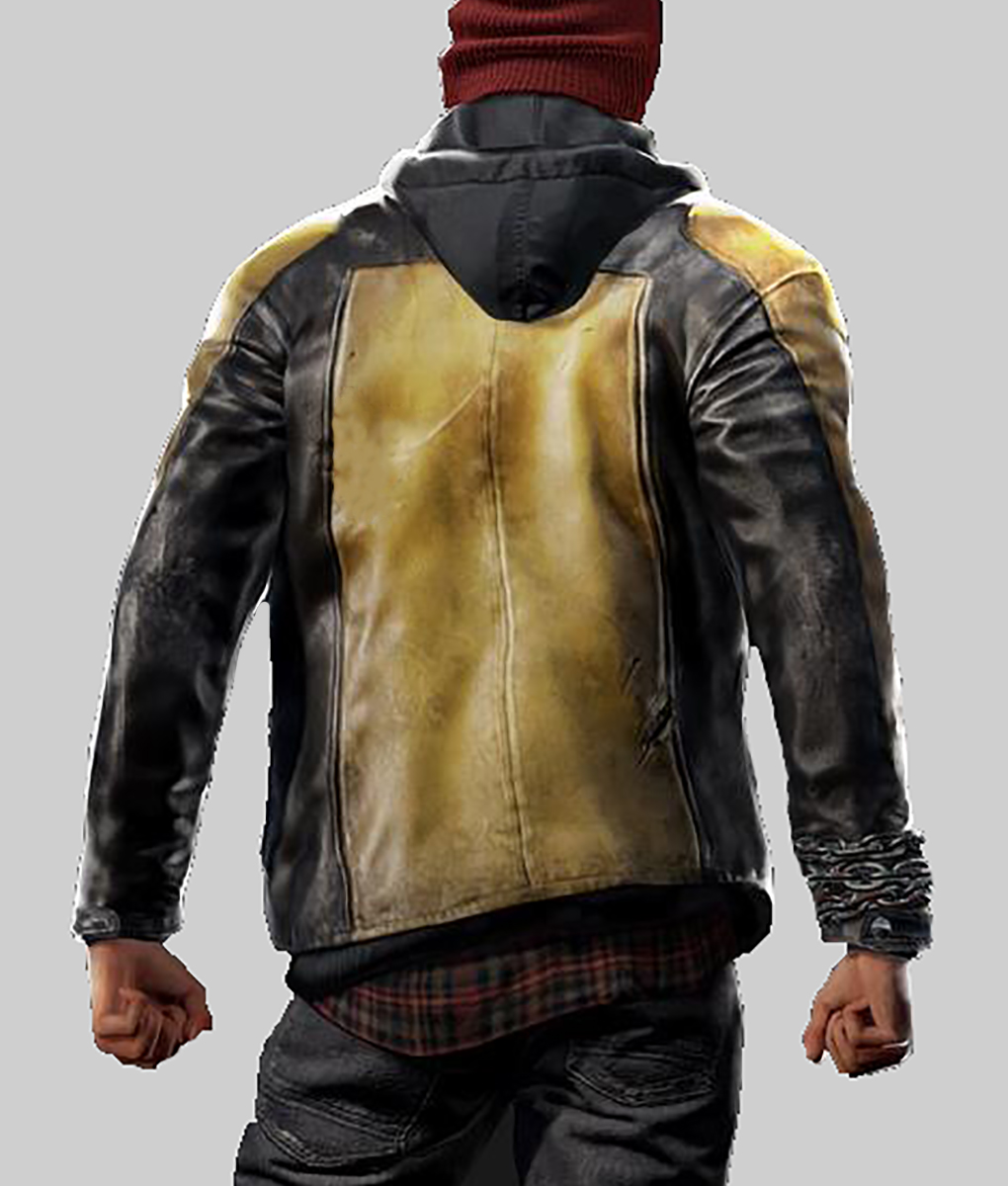 Infamous Cole Macgrath Jacket White InFamous Cole MacGrath Leather