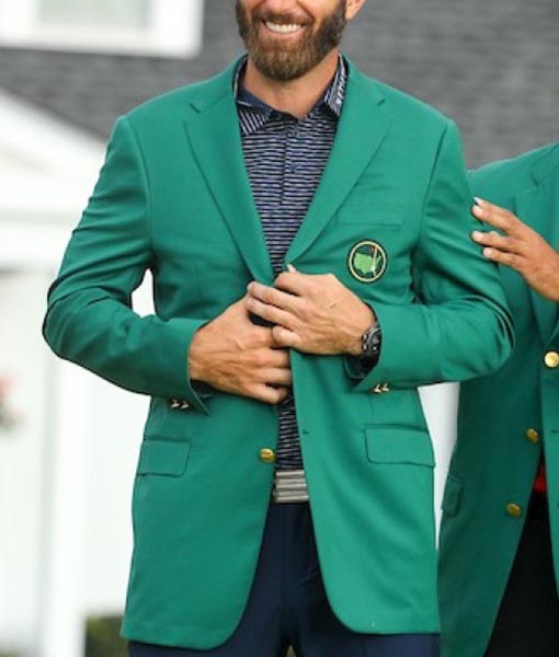 Dustin Johnson Green Golf Coat | TLC