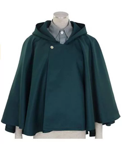 Attack on Titan Green Cotton Cloak | TLC
