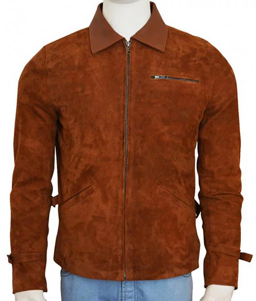 Allied Max Vatan (Brad Pitt) Brown Jacket | TLC