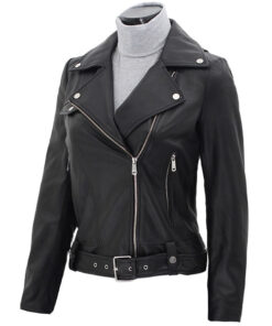 SAS: Red Notice Ruby Rose Black Leather Jacket - TLC
