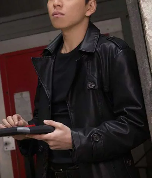 The Rookies Zhao Feng (Talu Wang) Leather Coat | TLC