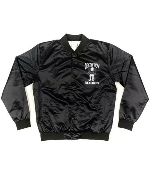 Men’s Death Row Records Black Bomber Jacket | TLC