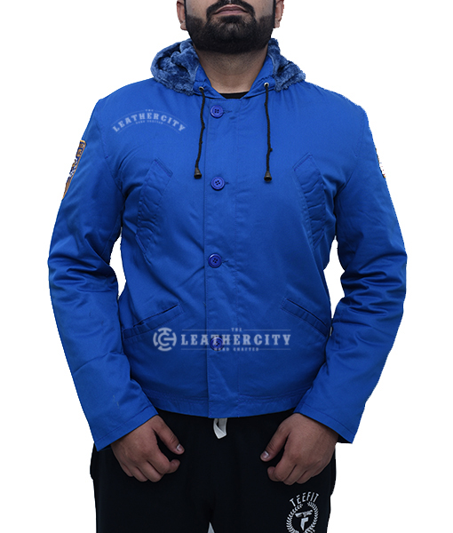 Stranger Things Jim Hopper (David Harbour) Jacket with Hood | TLC