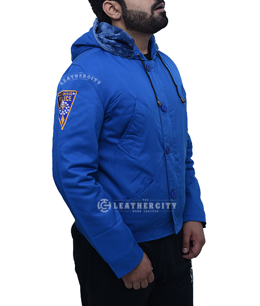 Stranger Things Jim Hopper (David Harbour) Jacket with Hood | TLC