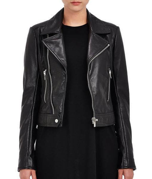 American Horror Stories 2021 Ruby (Kaia Gerber) Leather Jacket | TLC