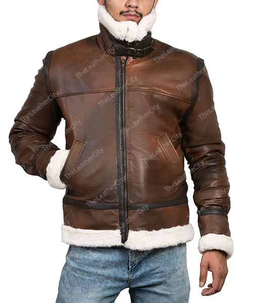 Power Book III Lou-Lou (Malcolm M. Mays) Shearling Jacket | TLC