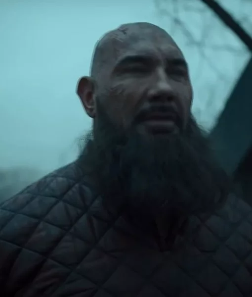 See Edo Voss (Dave Bautista) Leather Jacket | TLC