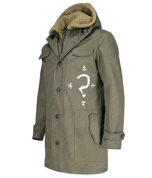 Riddler's Jacket from The Batman - Paul Dano as Edward Nashton Green Jacket