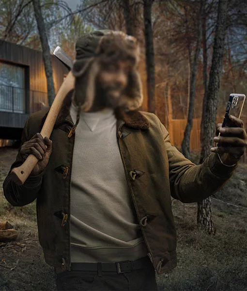 Super Bowl Idris Elba Brown Cotton Jacket | TLC