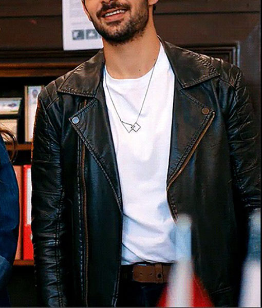 Gizli Sakli Levent Günes (Halit Özgür Sari) Leather Jacket | TLC