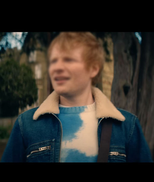 Ed Sheeran Celestial Denim Shearling Jacket | TLC