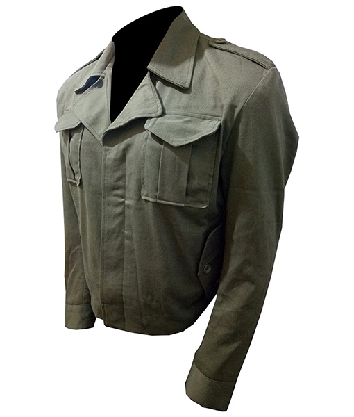 SAS Rogue Heroes Jock Lewes (Alfie Allen) Army Jacket