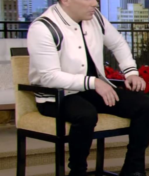 Live With Kelly and Ryan Sebastian Maniscalco Varsity Jacket | TLC
