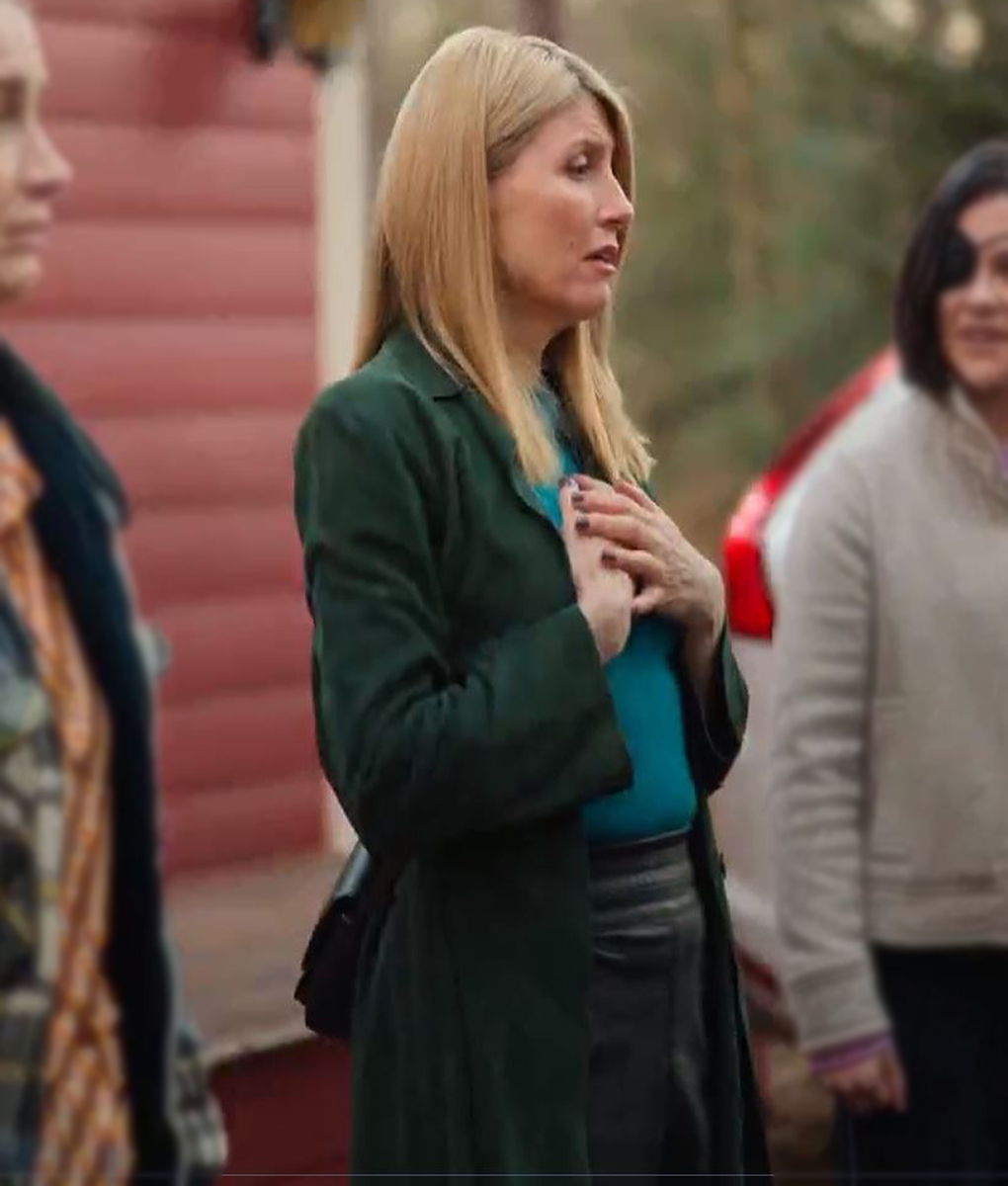 Bad Sisters Eva (Sharon Horgan) Green Coat | TLC