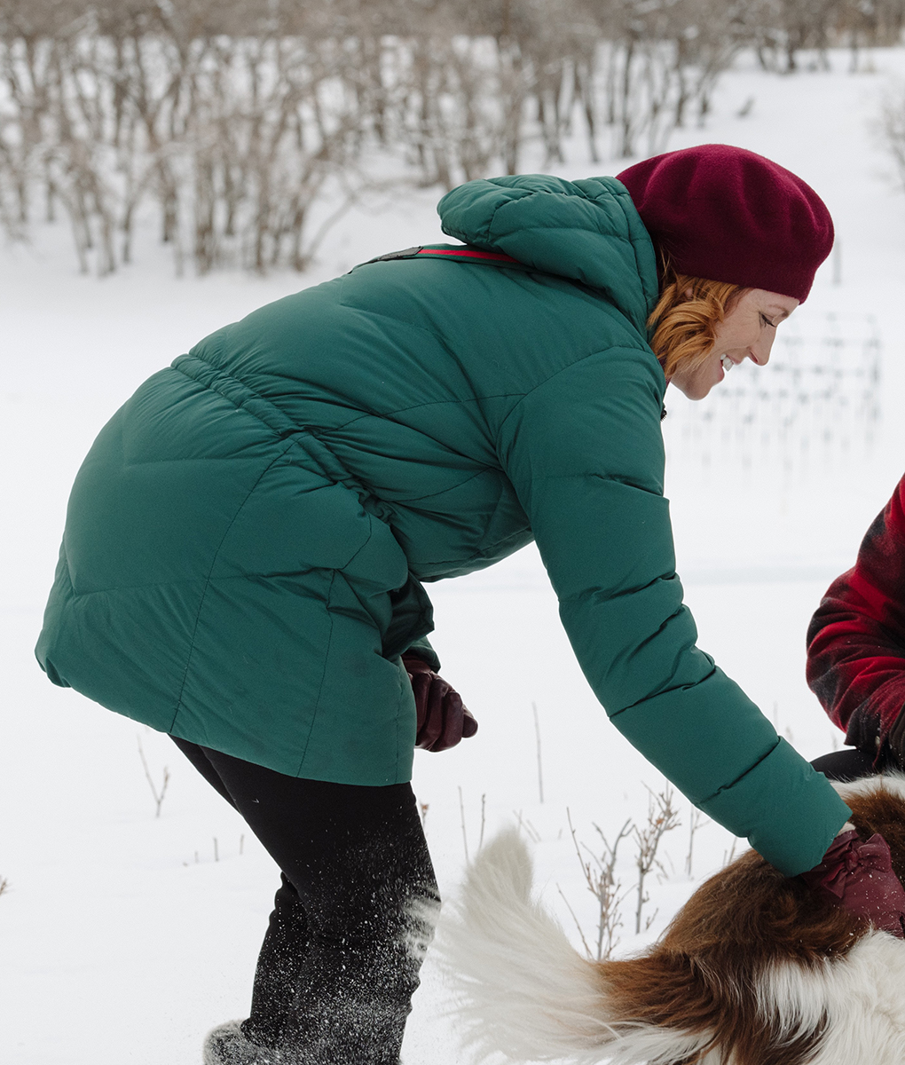Christmas with the Campbells Jesse (Brittany Snow) Puffer Jacket | TLC