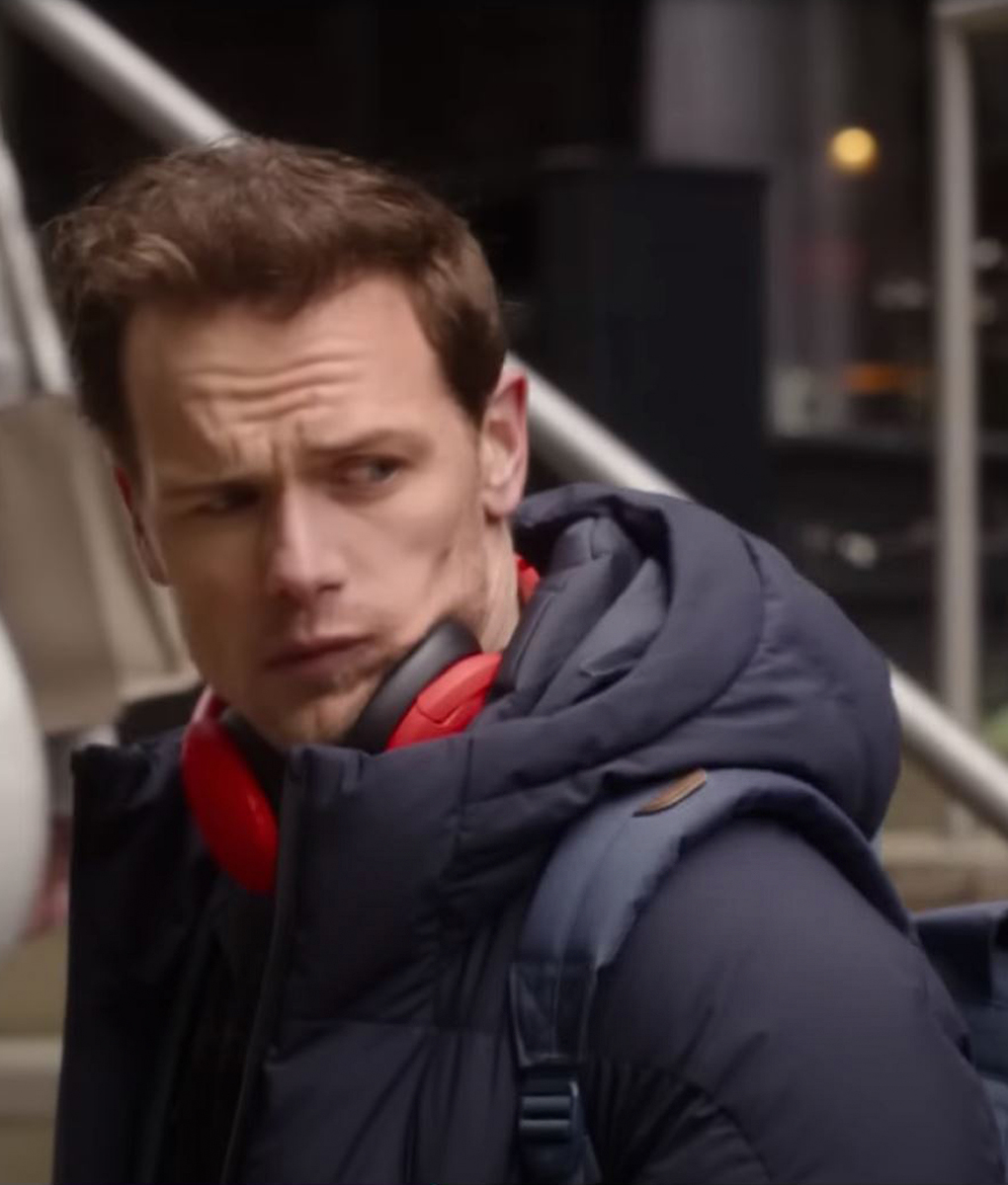 Love Again Rob (Sam Heughan) Puffer Jacket | TLC