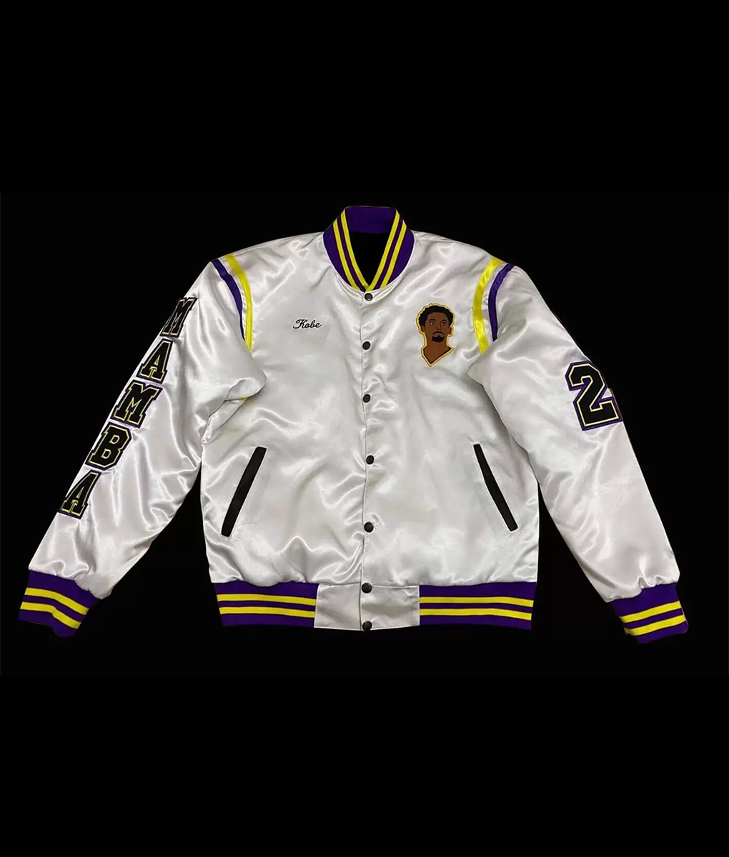 Basket Ball Legend Kobe Bryant White Mamba Jacket | TLC