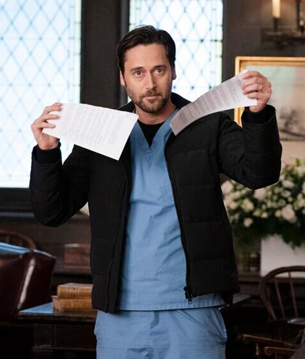 New Amsterdam Dr. Max (Ryan Eggold) Puffer Jacket | TLC