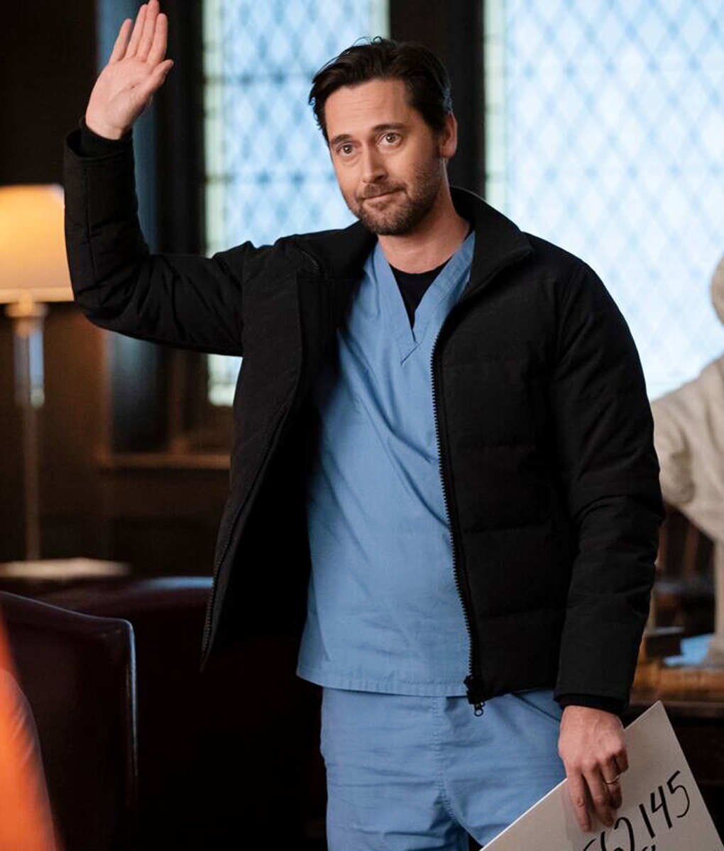 New Amsterdam Dr. Max (Ryan Eggold) Puffer Jacket | TLC