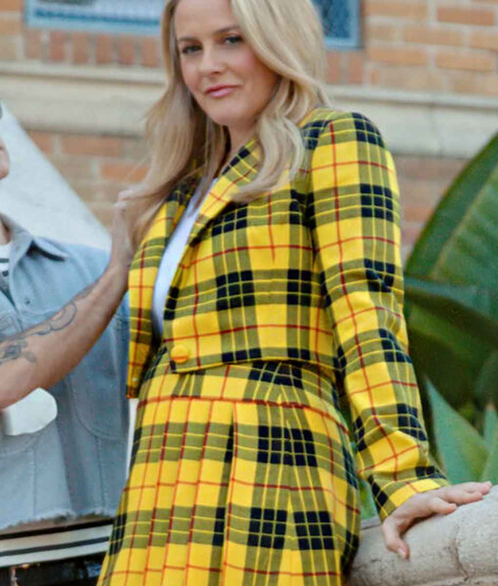 Superbowl Commercial Cher (Alicia Silverstone) Checked Blazer | TLC