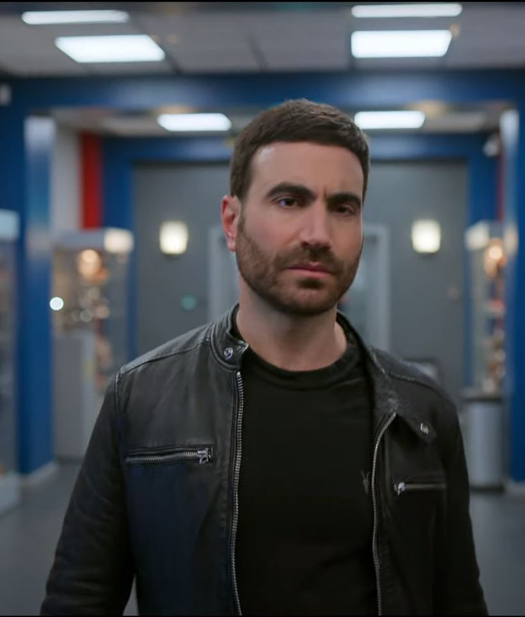 Ted Lasso Roy Kent Cafe Racer Jacket | Brett Goldstein Leather Jacket
