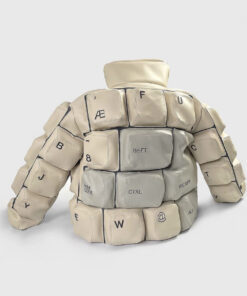 keyboard Puffer Jacket - keyboard Insulated Puffer Jacket