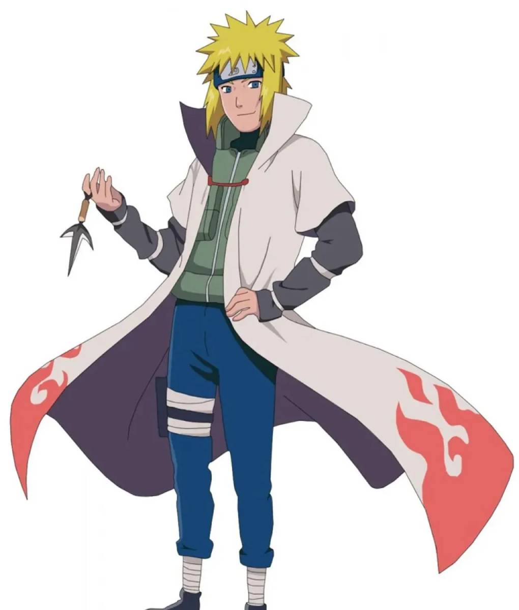 Minato Namikaze 4th Hokage Cloak - 4th Hokage Minato Cloak