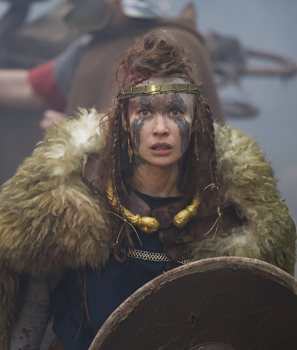 Boudica Queen of War Olga Kurylenko Brown Cloak | The Leather City