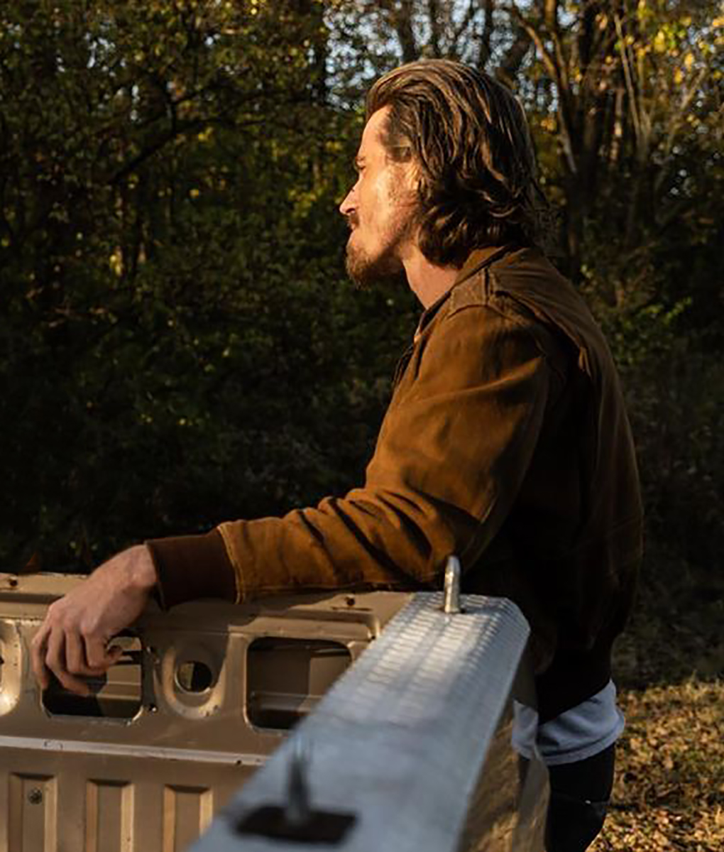 Desperation Road Russell Brown Bomber Jacket | Garrett Hedlund jacket