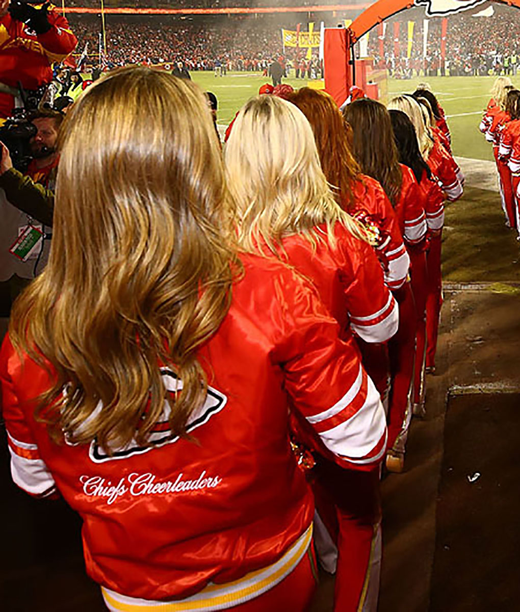 Cheerleaders Red Varsity Jacket | The Leather City