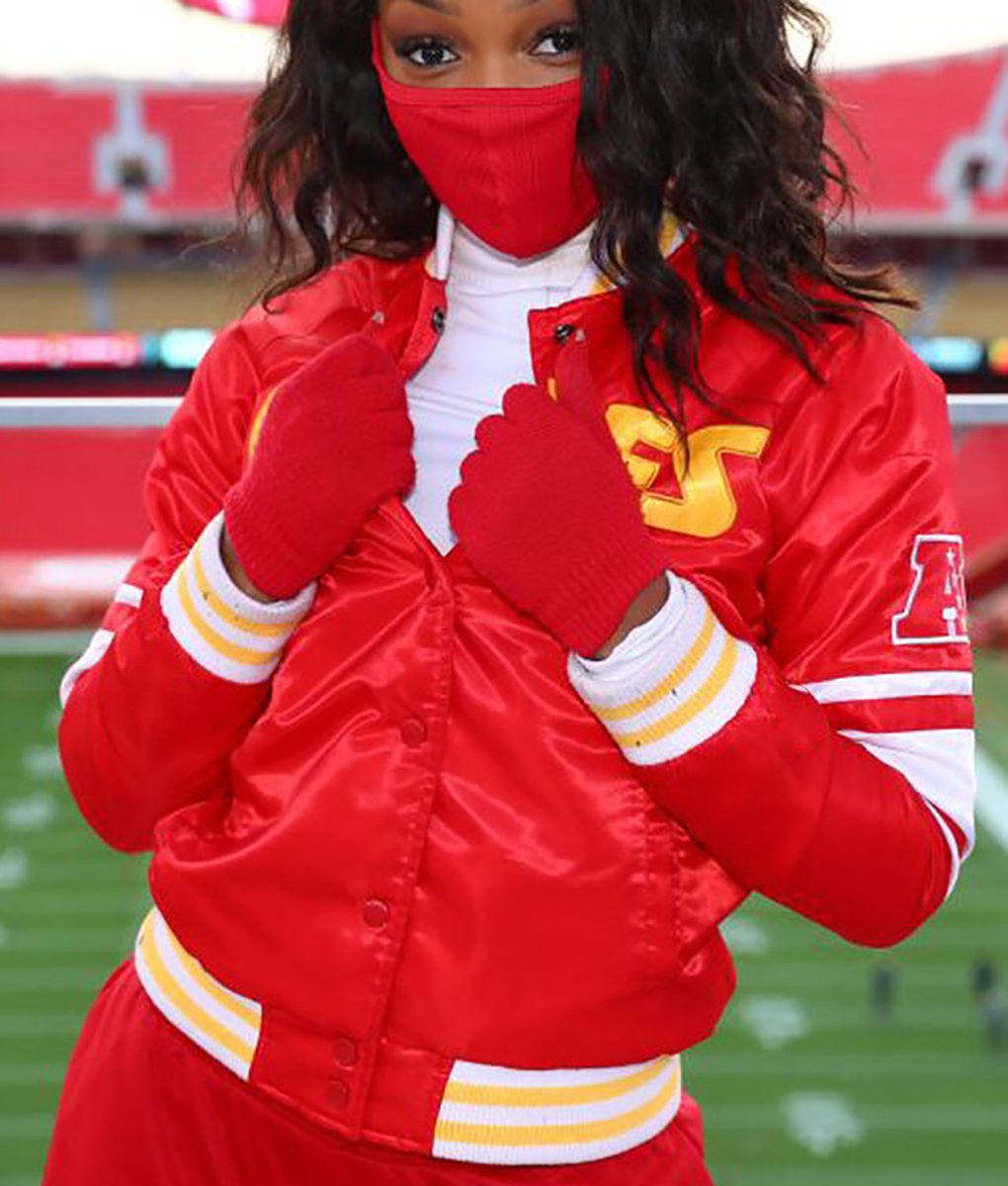 Cheerleaders Red Varsity Jacket | The Leather City